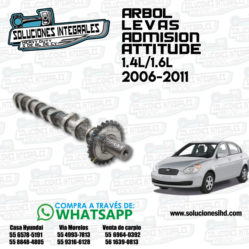 ARBOL LEVAS ADM ATTITUDE 1.4L 1.6L 06/11 – Soluciones IHD