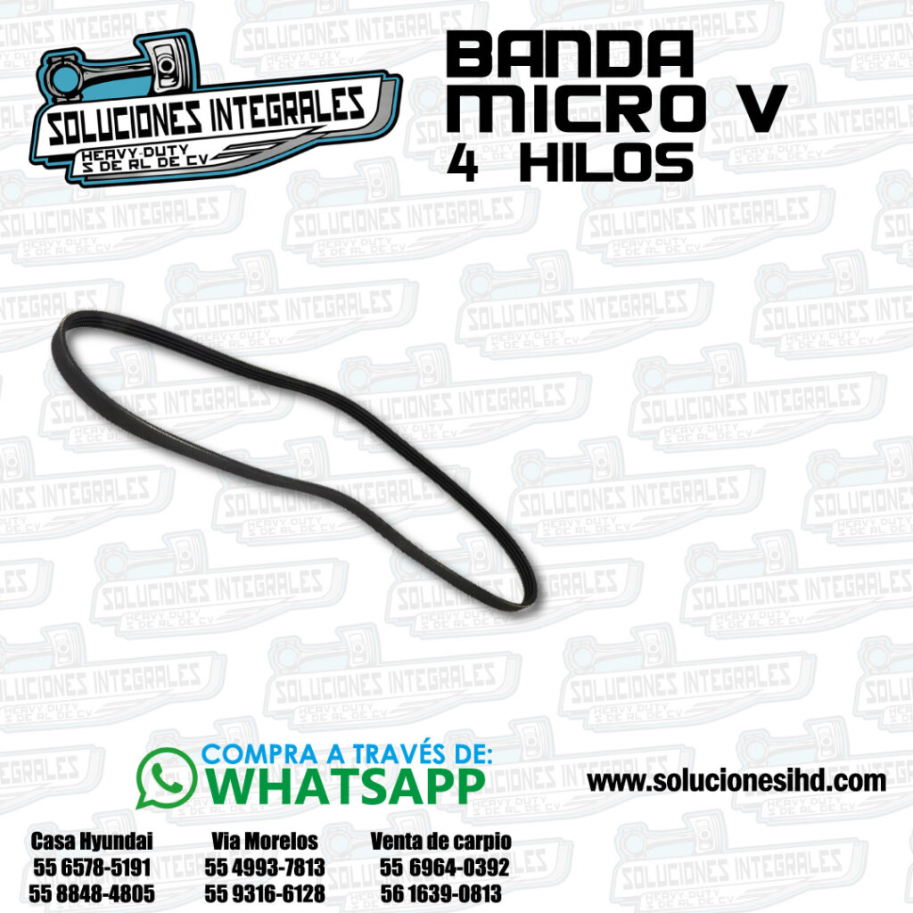 BANDA MICRO V 4 HILOS NISSAN-TSURU – Soluciones IHD