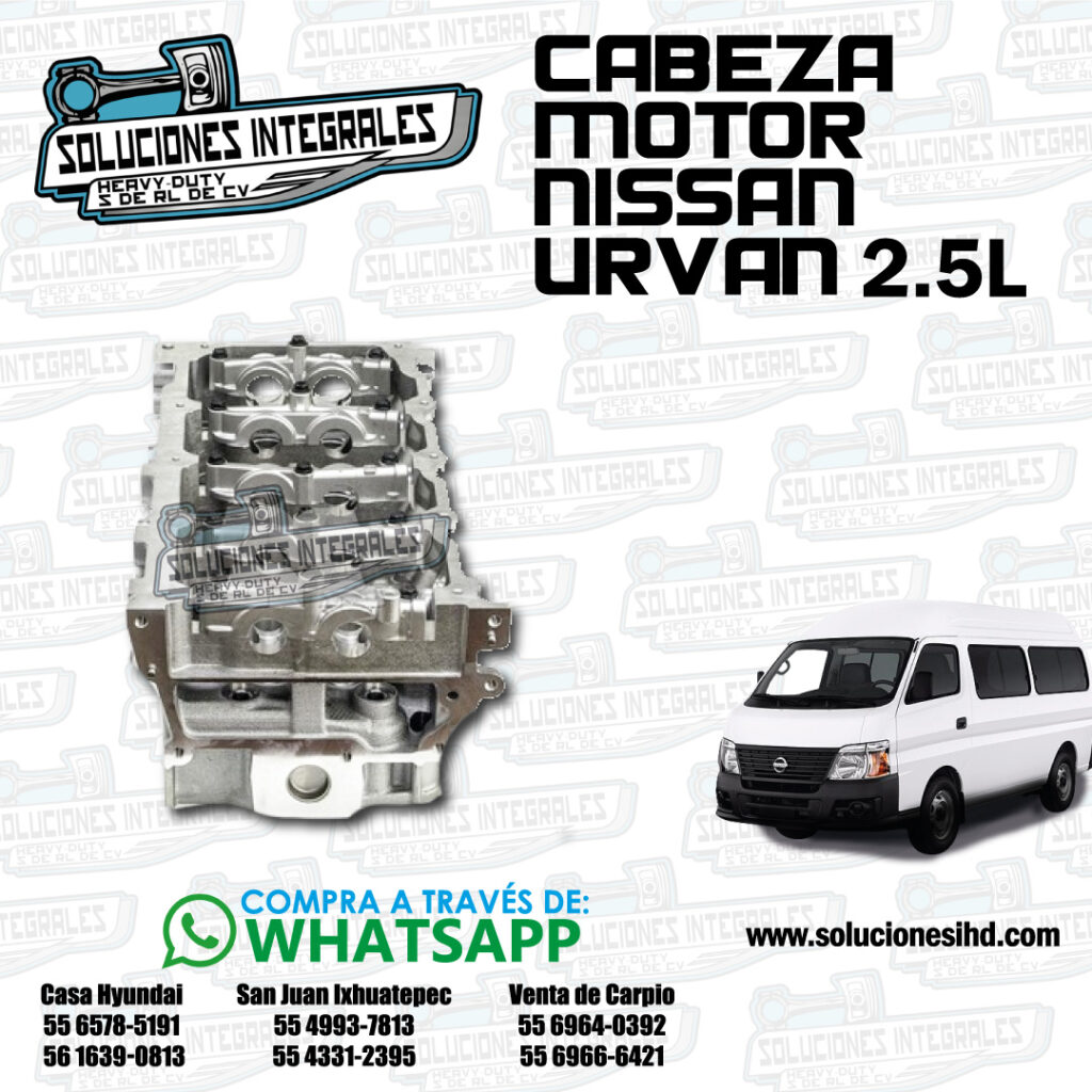 CABEZA MOTOR NISSAN URVAN 2.5L – Soluciones IHD