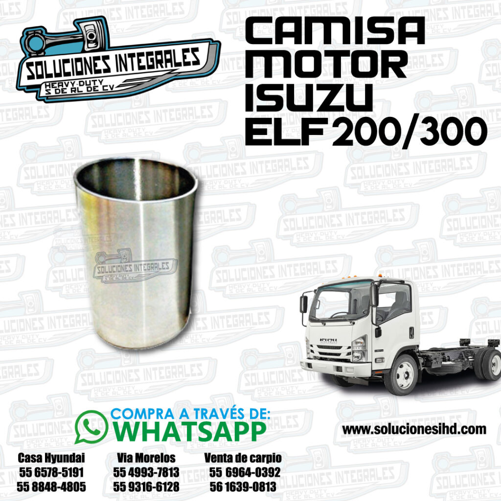 CAMISA MOTOR ISUZU ELF 200/300 – Soluciones IHD