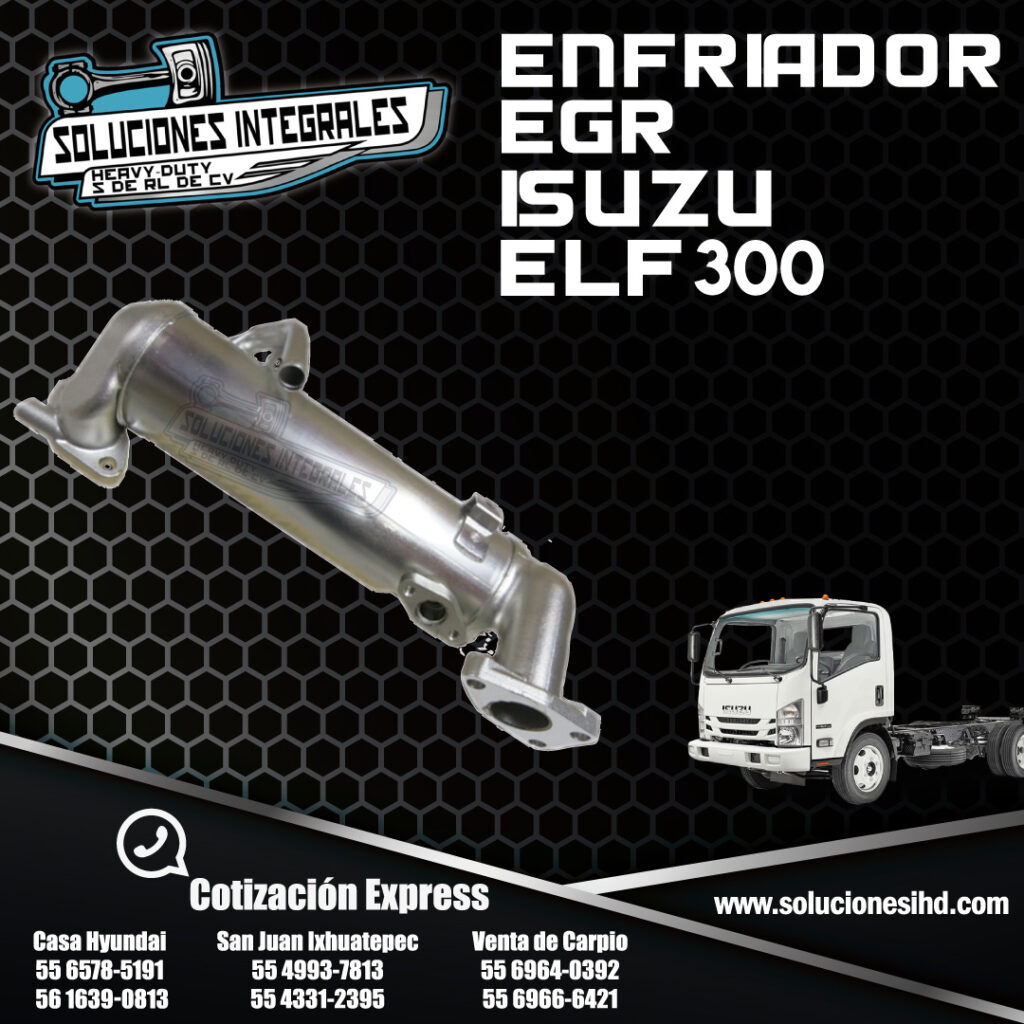 ENFRIADOR EGR ISUZU ELF300 – Soluciones IHD