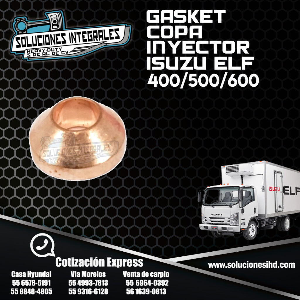 GASKET COPA INYECTOR ISUZU ELF 400 – Soluciones IHD
