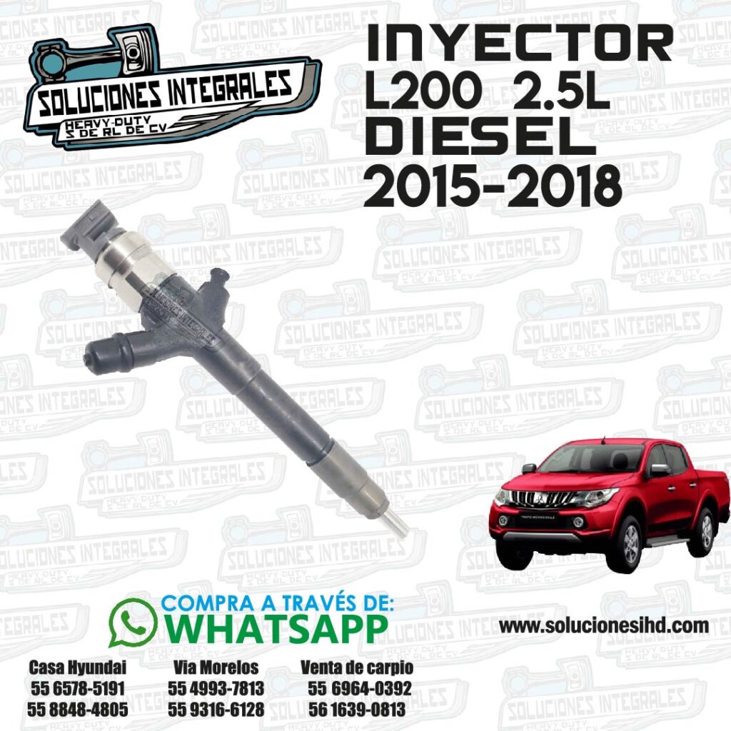 INYECTOR MOTOR L200 2.5L DIESEL – Soluciones IHD