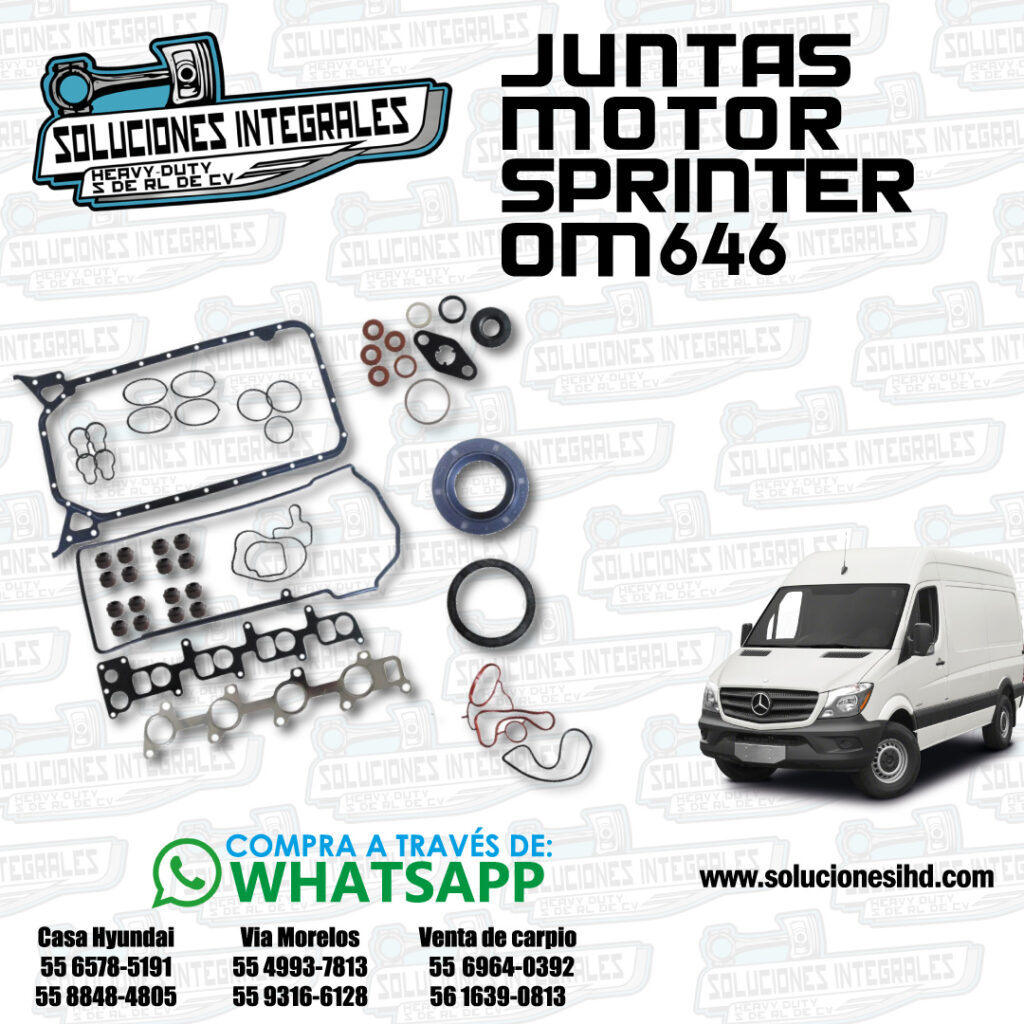 JUNTAS MOTOR SPRINTER OM646 – Soluciones IHD