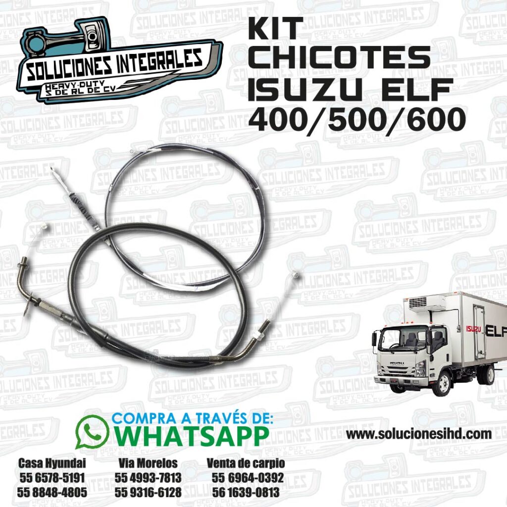 KIT CHICOTES CAJA VELOCIDADES (CAMBIOS,SELECTOR) ISUZU ELF 400 2006 ...