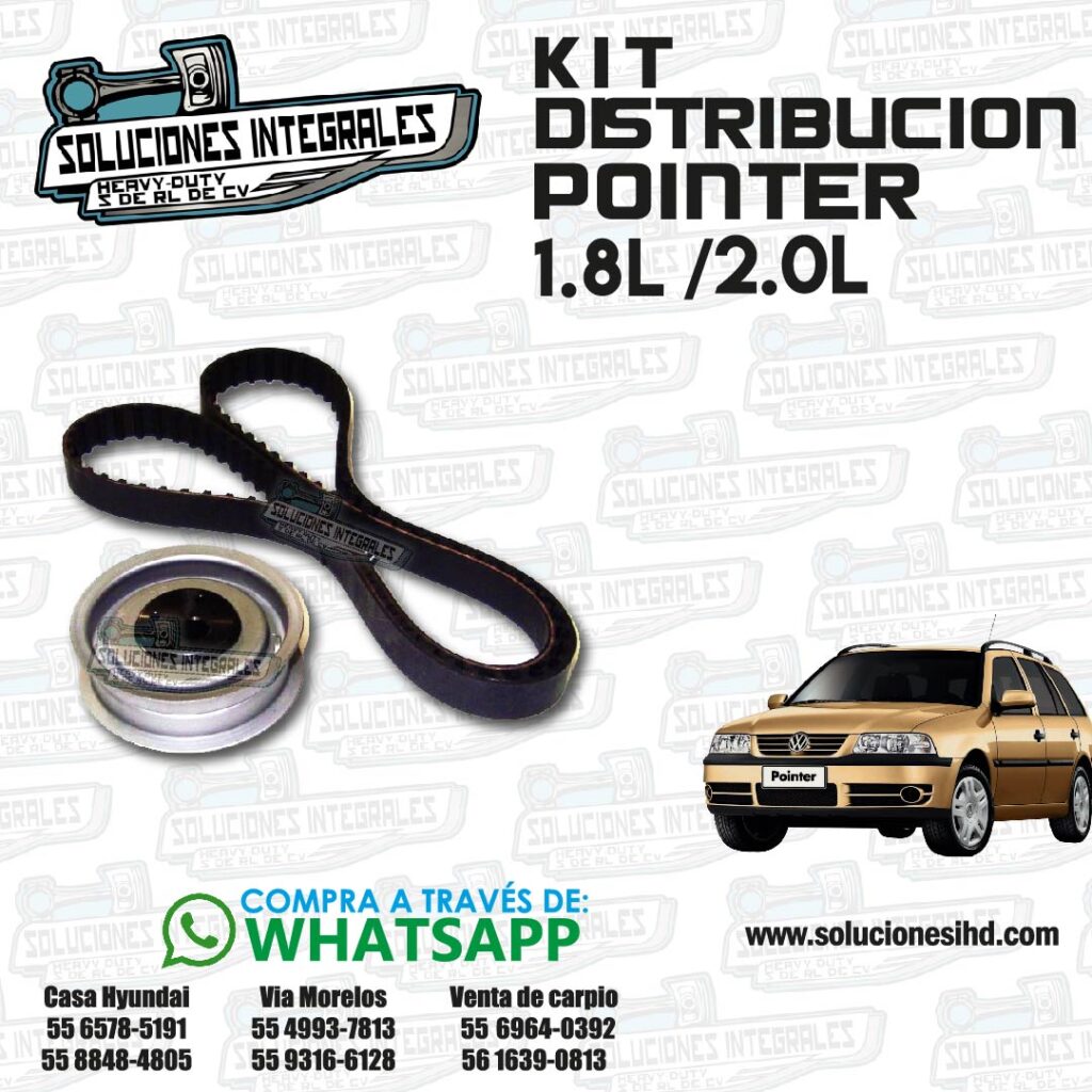 KIT DISTRIBUCION POINTER 1.8L 98/10 – Soluciones IHD