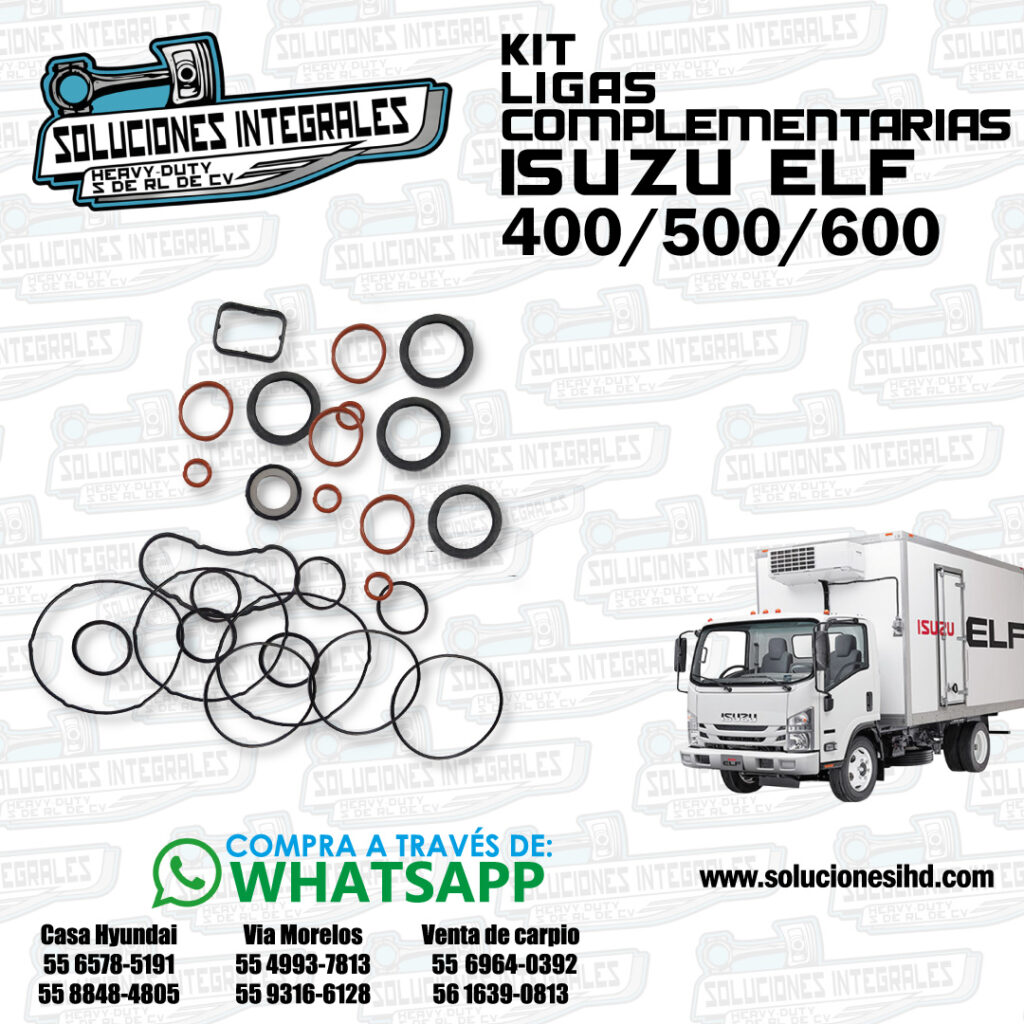 KIT LIGAS COMPLEMENTARIAS ISUZU ELF 400/500 – Soluciones IHD