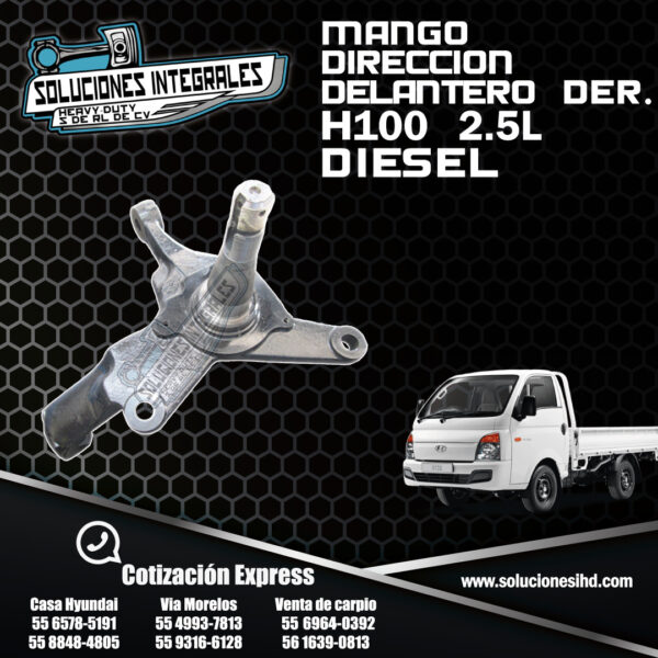 MANGO DIRECCION DELANTERO H100 DIESEL 2.5L 06/10 – Soluciones IHD