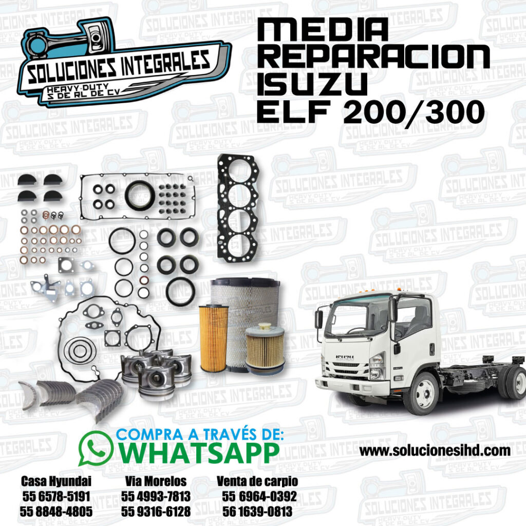 KIT MEDIA REPARACIÓN ISUZU ELF 200 Y 300 – Soluciones IHD