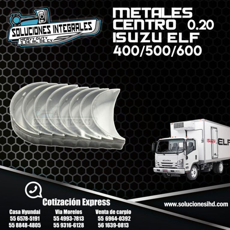 METALES CENTRO 0.20 ISUZU ELF 400/500/600 – Soluciones IHD