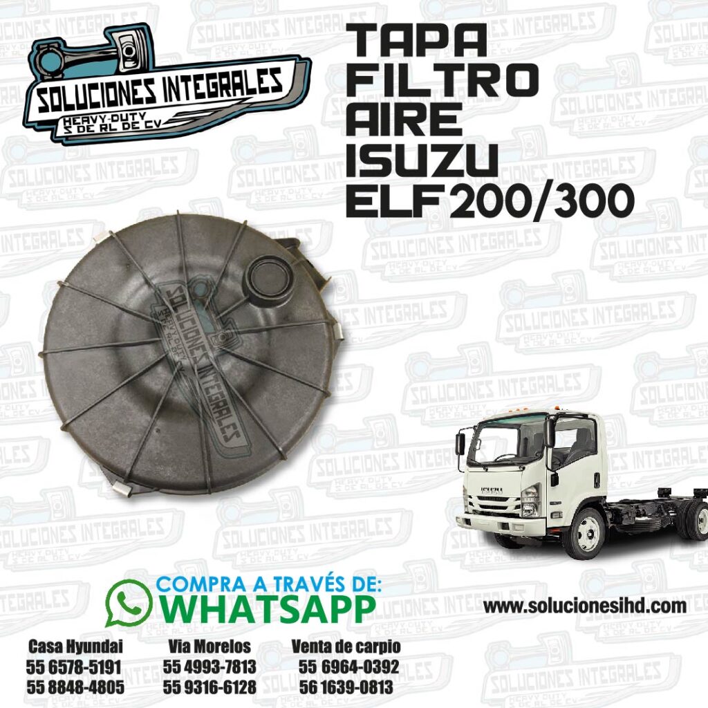 TAPA FILTRO AIRE ISUZU ELF 200/300 – Soluciones IHD