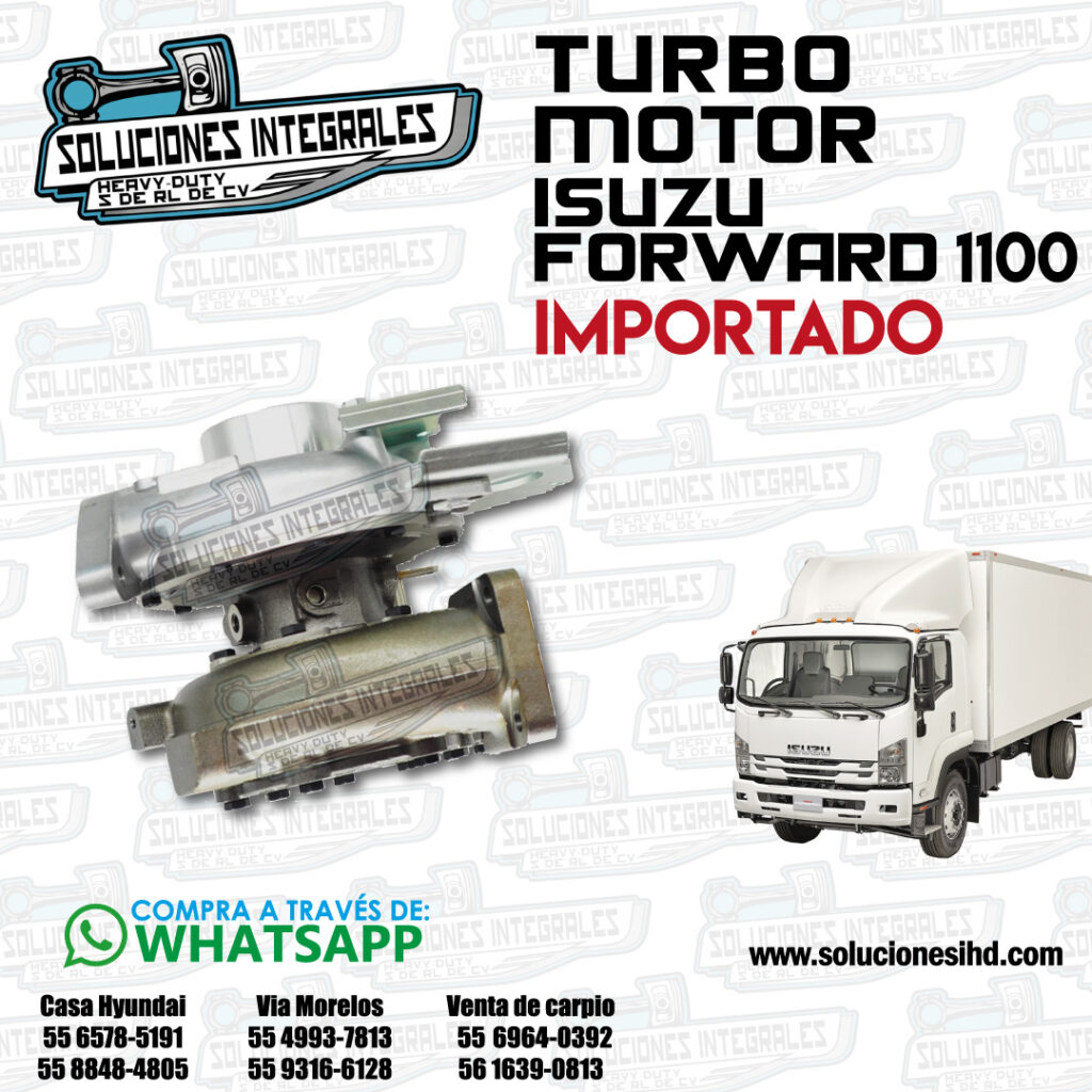 TURBO ISUZU FORWARD 1100 IMPORTADO – Soluciones IHD