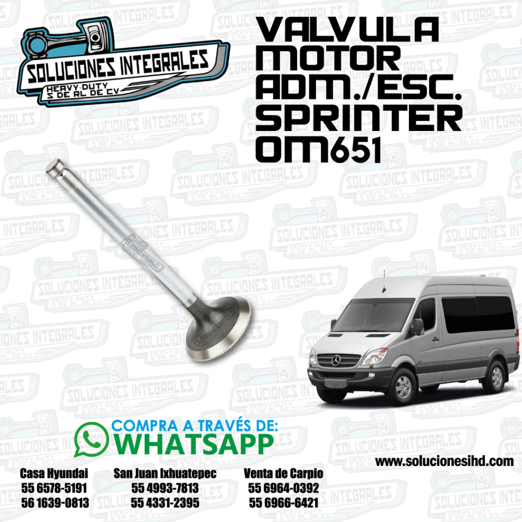VALVULA MOTOR ADM./ESC. SPRINTER OM651 – Soluciones IHD