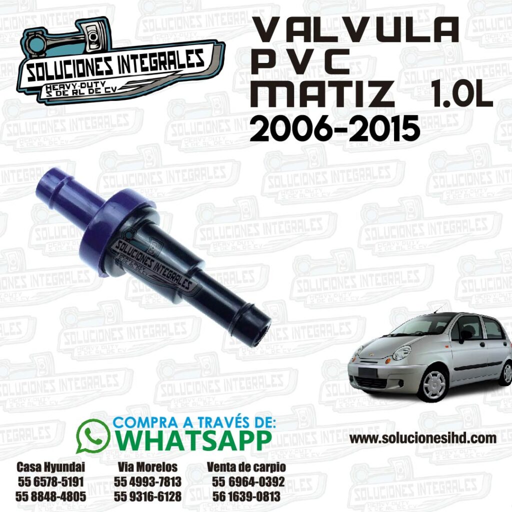 VALVULA PCV SPARK 1.2L – Soluciones IHD