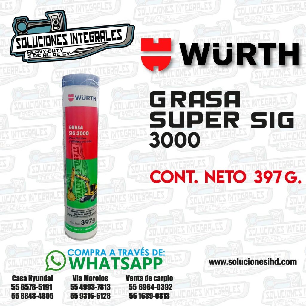 WURTH GRASA SUPER SIG 3000 – Soluciones IHD