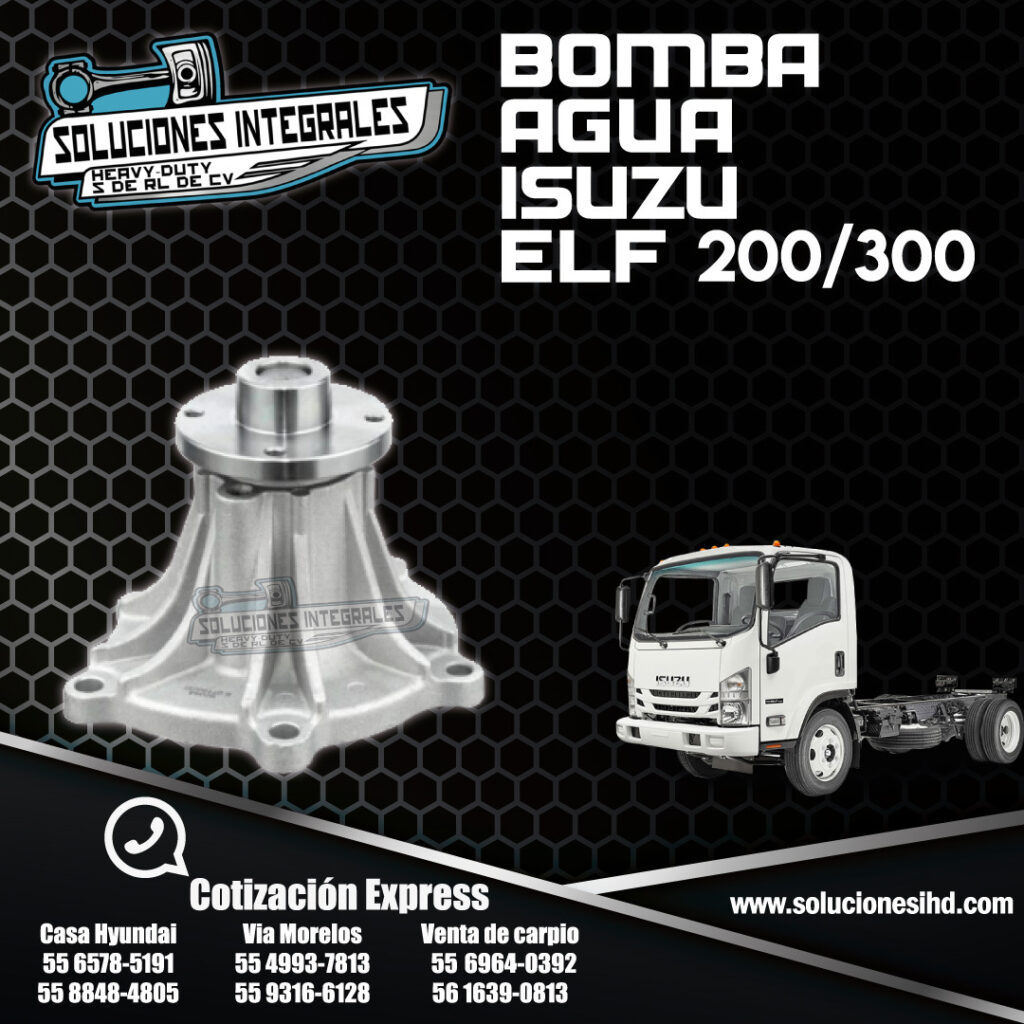 BOMBA AGUA ISUZU ELF 200/300 – Soluciones IHD