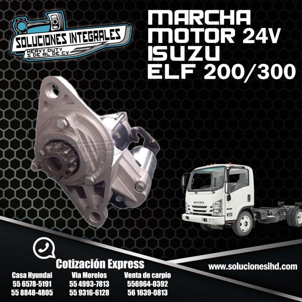 MARCHA MOTOR 24V ISUZU ELF 200 300 – Soluciones IHD