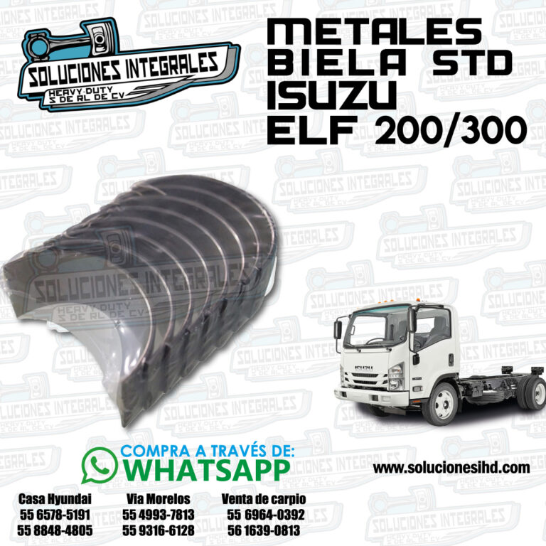 METALES BIELA STD ISUZU ELF 200/300 – Soluciones IHD