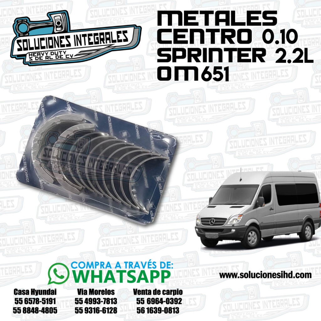 METALES CENTRO 0.10 SPRINTER OM651 – Soluciones IHD
