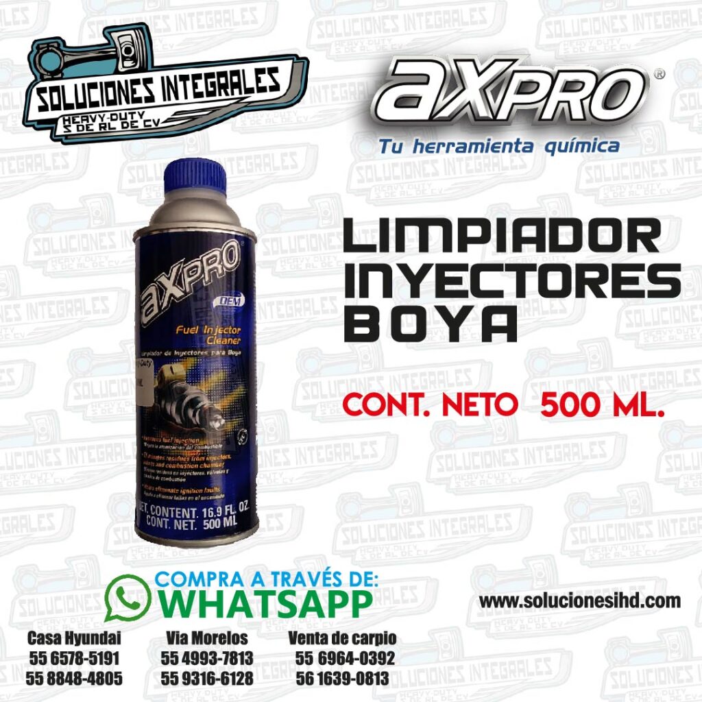 AXPRO LIMPIADOR INYECTORES BOYA 500ML – Soluciones IHD