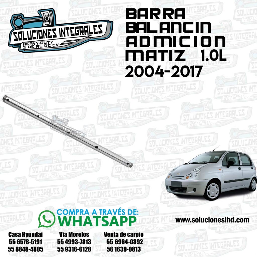 BARRA BALANCIN ADM MATIZ 1.0L 04/17 – Soluciones IHD