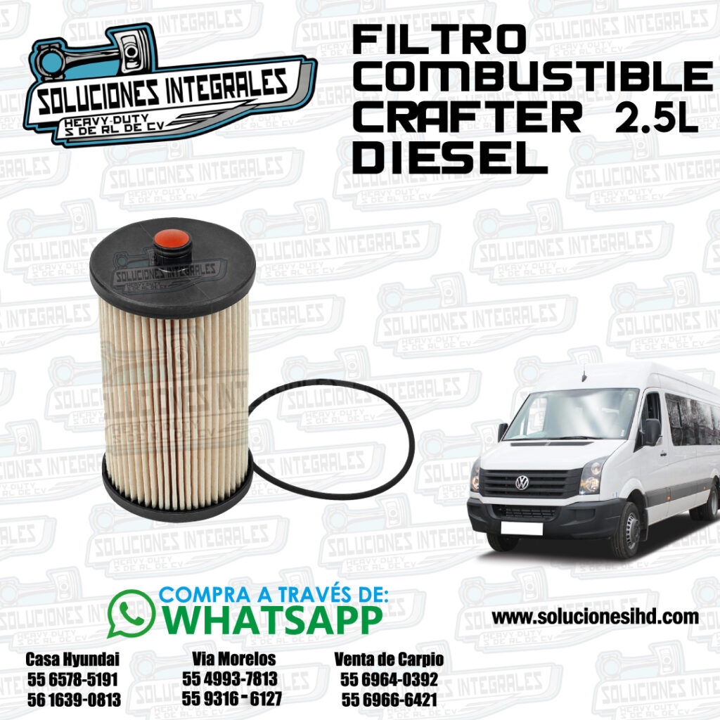 FILTRO COMBUSTIBLE CRAFTER 2.5L DIESEL – Soluciones IHD