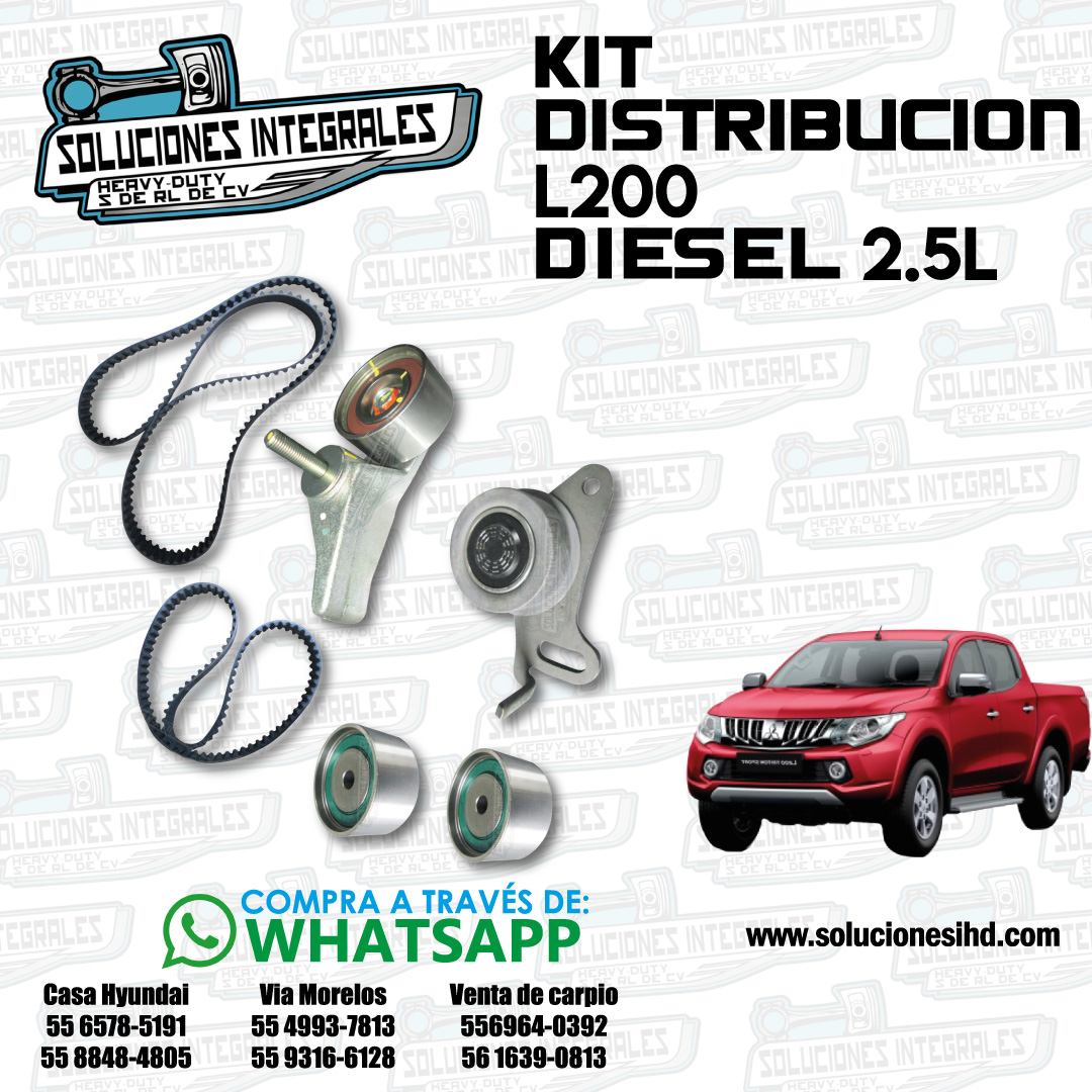 KIT DISTRIBUCION L200 2.5L DIESEL – Soluciones IHD