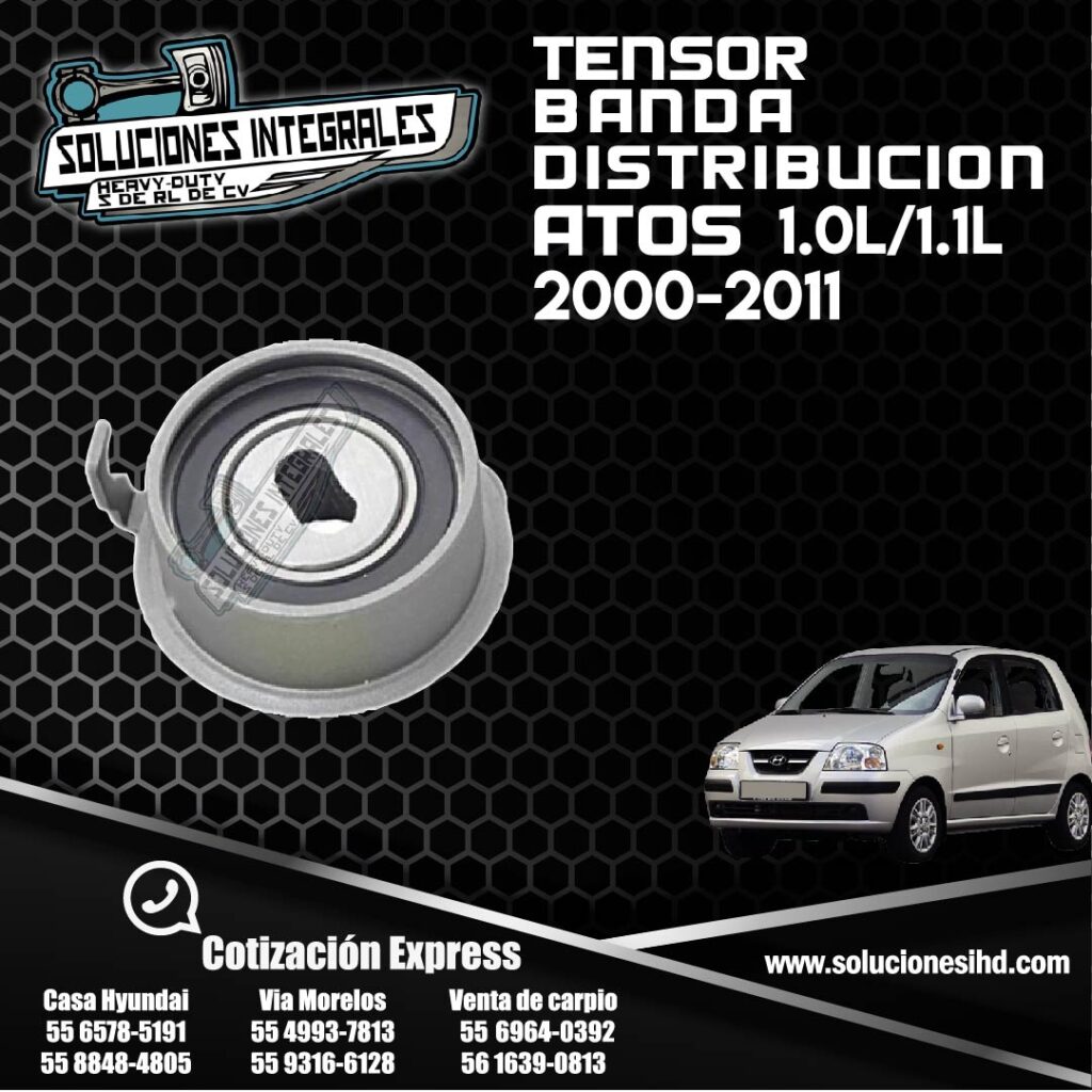 TENSOR BANDA DISTRIBUCION ATOS 1.0L 1.1L – Soluciones IHD