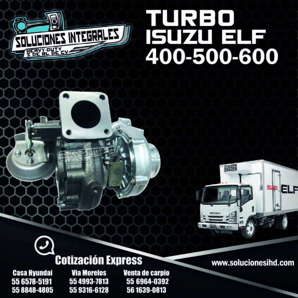 TURBO ISUZU ELF 400/500/600 – Soluciones IHD