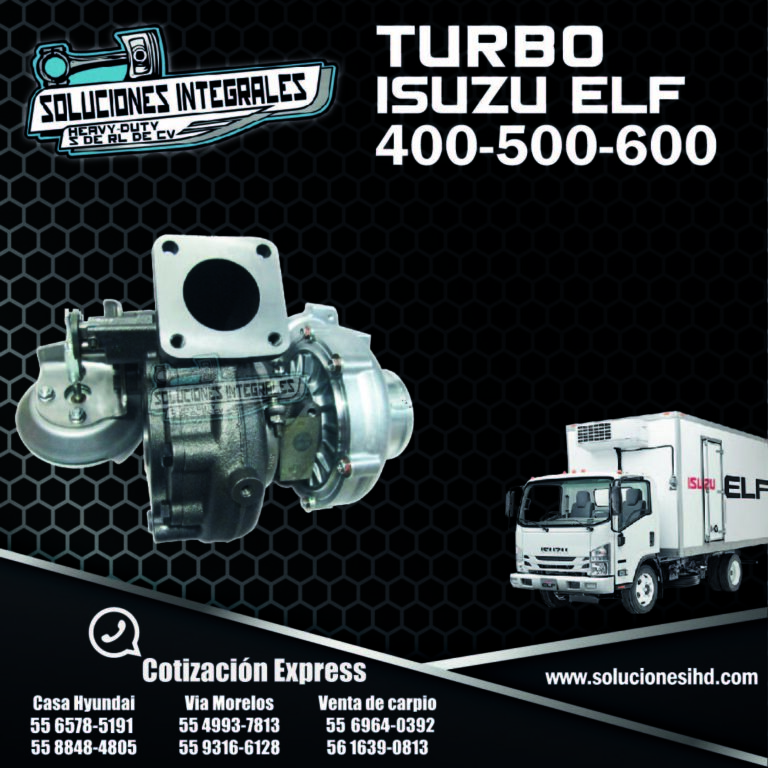 TURBO ISUZU ELF 400/500/600 – Soluciones IHD