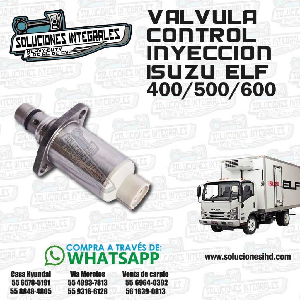VALVULA CONTROL INYECCION ISUZU ELF400 – Soluciones IHD