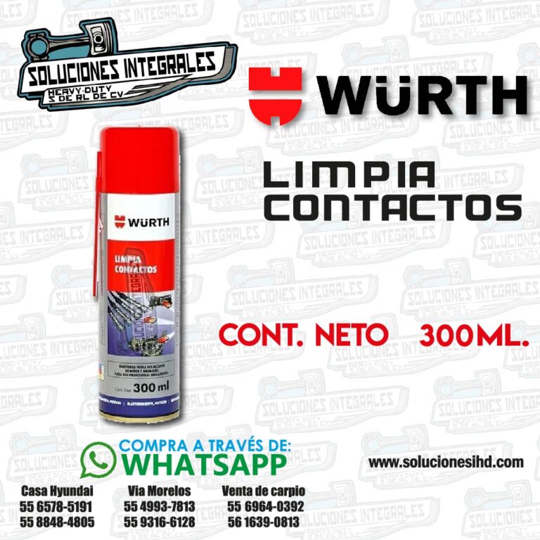 WURTH LIMPIA CONTACTOS – Soluciones IHD