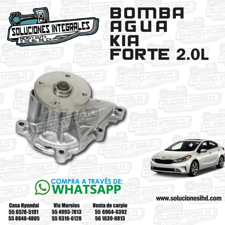 BOMBA AGUA KIA FORTE 2.0L – Soluciones IHD